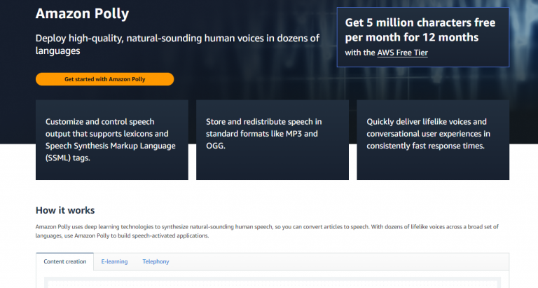 Amazon Polly Review: Features, Pros And Cons - TextoSpeech