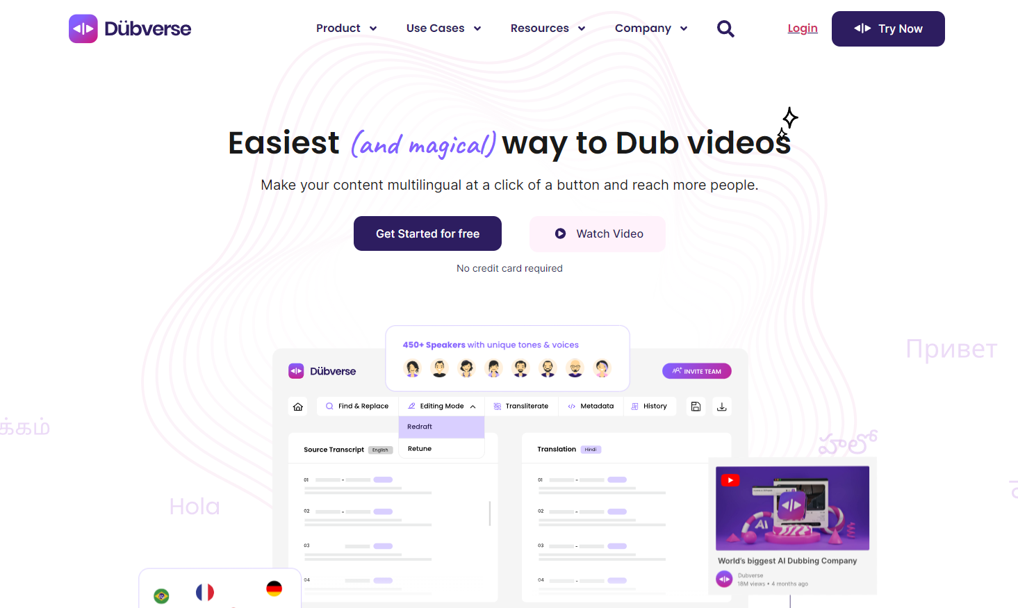 Dubverse Review: Features, Pros And Cons - TextoSpeech