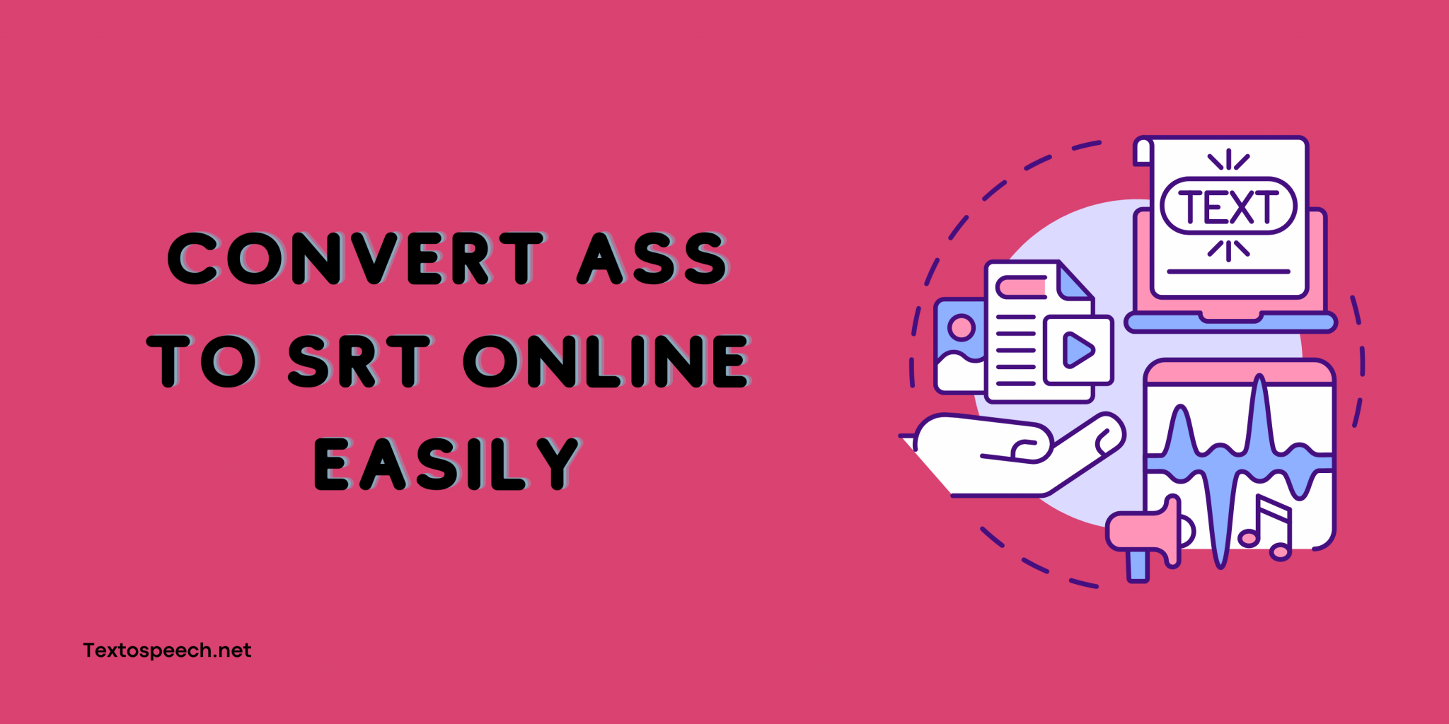 Convert ASS to SRT Online Easily [2024]